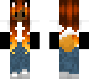 Furry Fox Girl Minecraft Skins