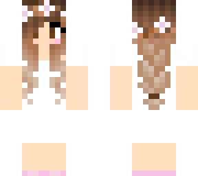 Girl with beautiful braid | Minecraft Skin