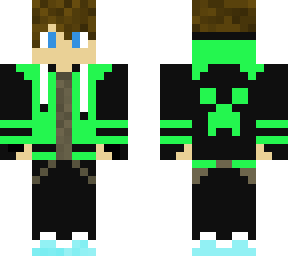 lime gamer | Minecraft Skin