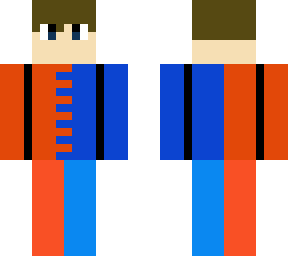 red blue boy | Minecraft Skins
