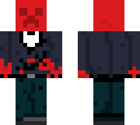 red Creeper | Minecraft Skin