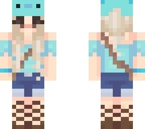 Sylvee || Aqua Axolotls | Minecraft Skin