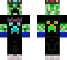 All Ore Creeper with crown skin | Minecraft Skin