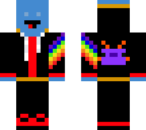 Bloopy with uniform | Minecraft Skin