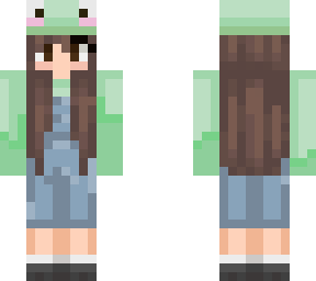 Cute frog girl | Minecraft Skin
