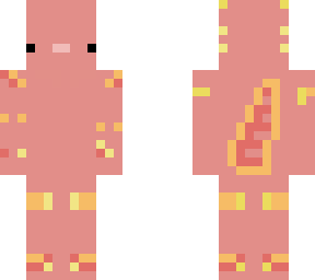 Fire Axolotl 2.1 | Minecraft Skin