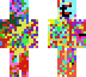 Rainbow Barf | Minecraft Skin