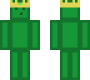 slime with crown | Minecraft Skins