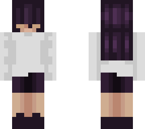 bangs covering face | Minecraft Skin