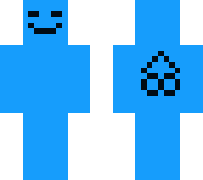 blue hacker boy | Minecraft Skin