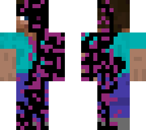 Corrupted Steve | Minecraft Skin