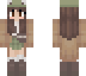 Cute frog girl | Minecraft Skin