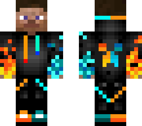 Elemental gamer Steve(I edited this!) | Minecraft Skin