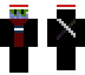 Obsidian sword blocky Oxford | Minecraft Skin