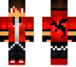 Red Gamer Boy | Minecraft Skin