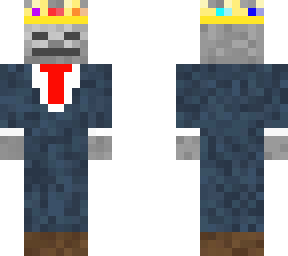 skeleton in suit | Minecraft Skins