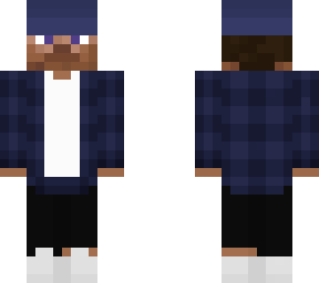 steve with blue hat | Minecraft Skin
