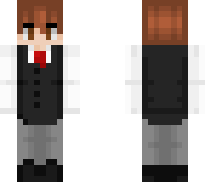 Tuxedo Vest Boy Fixed | Minecraft Skin