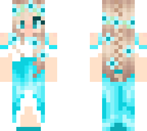 blue ice princess | Minecraft Skin