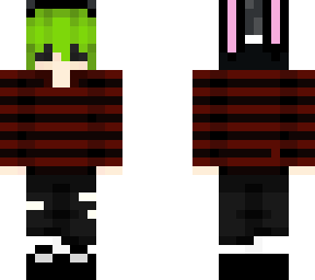 bunny green guy | Minecraft Skins