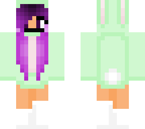 Gini Bunny Light Green | Minecraft Skin