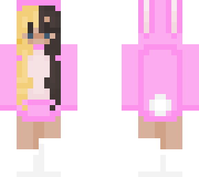 Marie Bunny Pink | Minecraft Skin