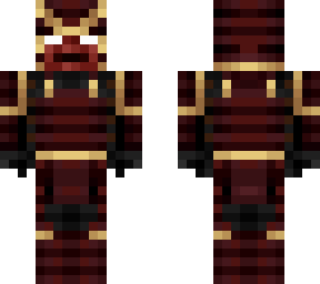 Samurai armor template | Minecraft Skin