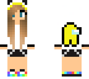 Among Us Suss Girl | Minecraft Skin