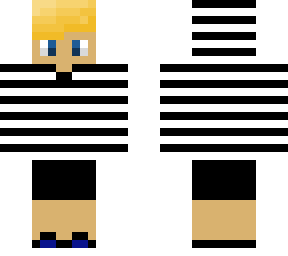 Boy with striped hoodie | Minecraft Skin