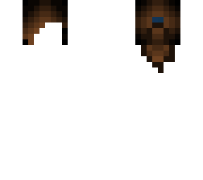 Brown Ponytail Hair Base | Minecraft Skin