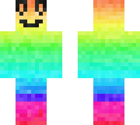 Cone colorido | Minecraft Skin