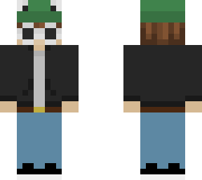 Cool Guy with frog hat and gogy glasses | Minecraft Skin