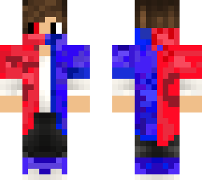 cool halph human skin | Minecraft Skin