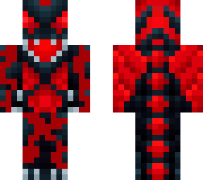 red fire dragon | Minecraft Skin