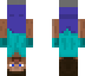 upside down steve | Minecraft Skins