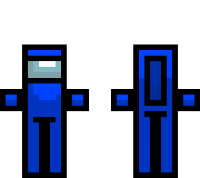 Blue Crewmate | Minecraft Skin
