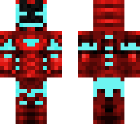 blue ironman | Minecraft Skins