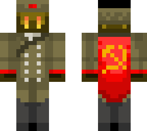 communist steampunk robot | Minecraft Skins