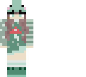 Frog girl skin | Minecraft Skin
