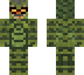 gillman with glasses | Minecraft Skin