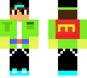 Green super hero skin for minecraft | Minecraft Skin