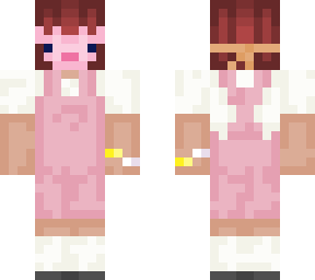 Light Skinned Axo NB skin | Minecraft Skin