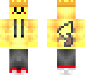 Pika With crown | Minecraft Skin