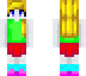 Using the pure colours palette | Minecraft Skin