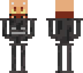 Wither skeleton holding piglin | Minecraft Skin