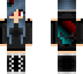 metalhead girl | Minecraft Skins