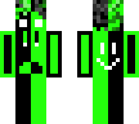 Neon Green Demon | Minecraft Skin