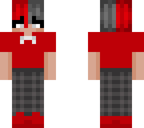 Red and Black Eboy | Minecraft Skin