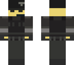 tower defense simulator: maxed out militant | Minecraft Skin