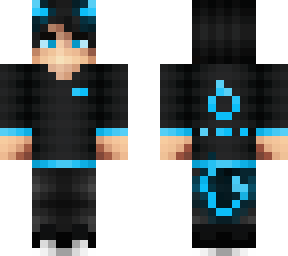 Blue demon | Minecraft Skin